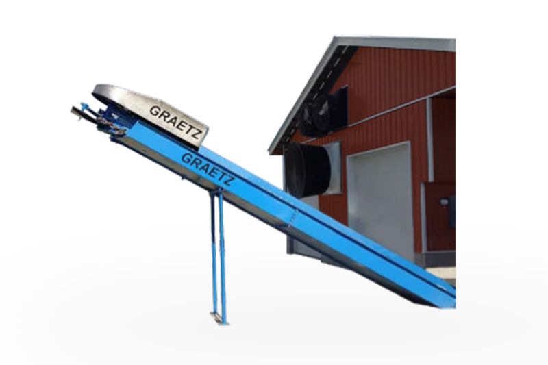 Poultry Manure Handling | Barn Chain | Kaiser Poultry Systems